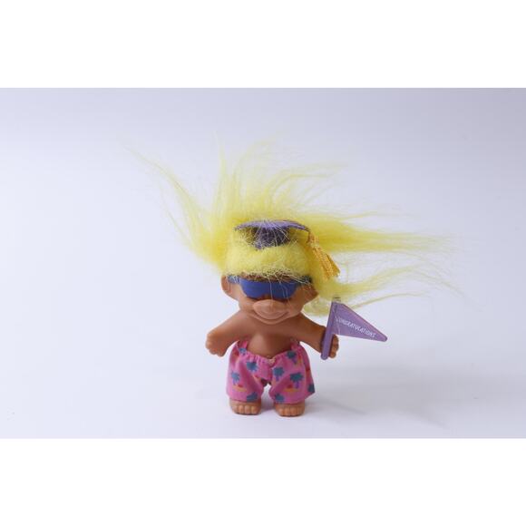 Toys | Russ Beach Bum Troll In Graduate Hat With Congratulations Flag ...
